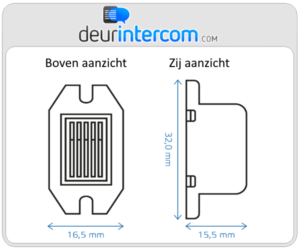 Zoemer voor elektrische opener - Deur Intercom